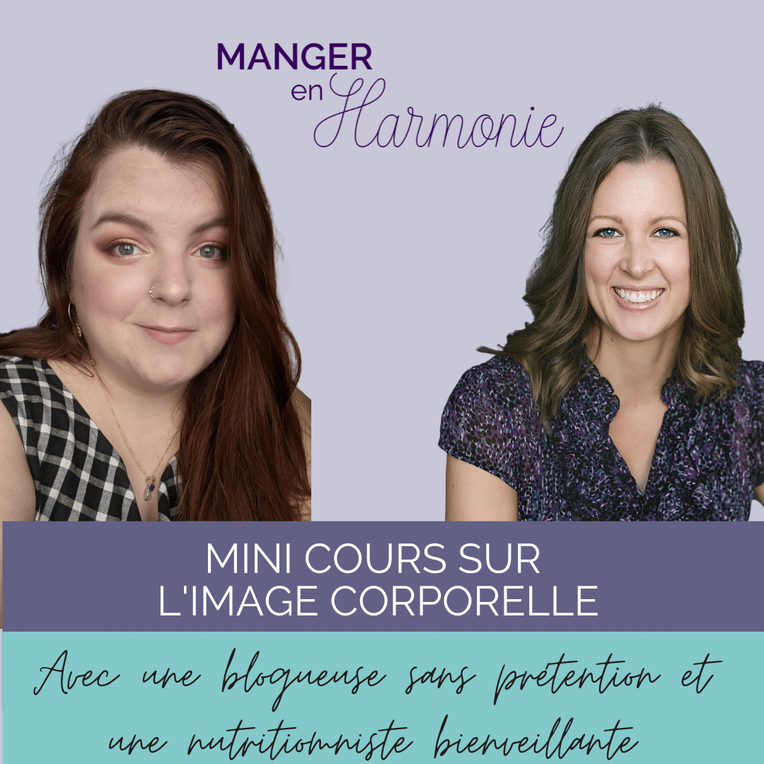 Mini-cours sur l’image corporelle - Manger en Harmonie